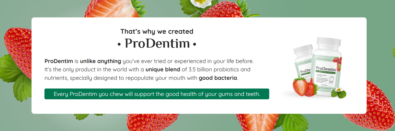 PRODENTIM® | Official Website | Probiotic Teeth and Gum Support